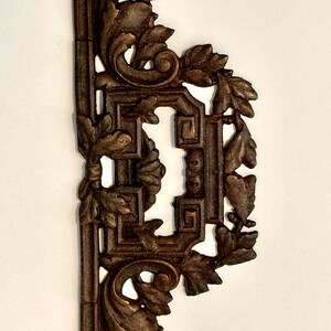 9.75 Antique French Keyhole Cover, Escutcheon, Door Back Plate Vintage ...
