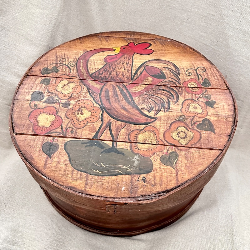 Vintage Cheese Box - Etsy