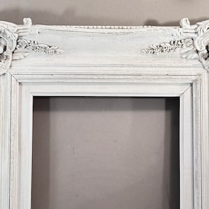 Ornate Vintage 12 X 16 White Frame, 12x16 Shabby Chic Frame, Wedding ...