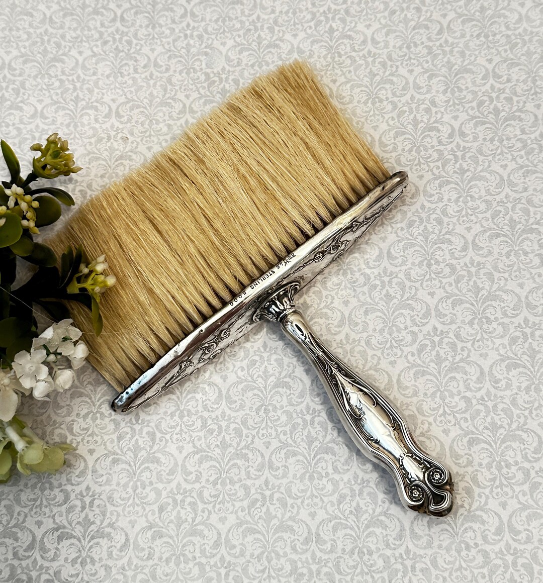 Antique R Wallace and Sons Sterling Hat Clothes Brush, RW & S Crumb ...