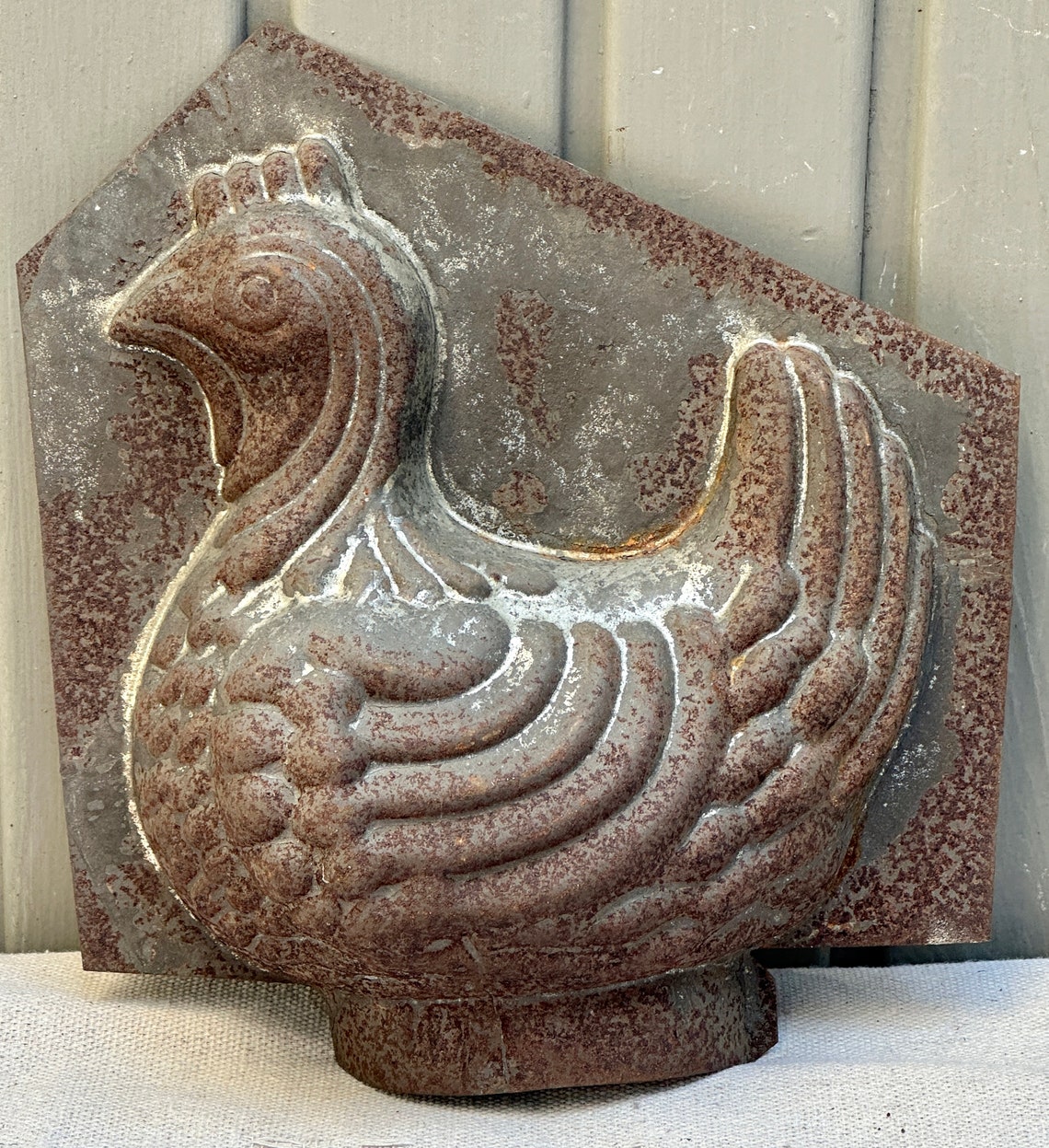 One Vintage Chicken Candy Mold, Hen Candy Mold, Metal Chicken Pastry ...