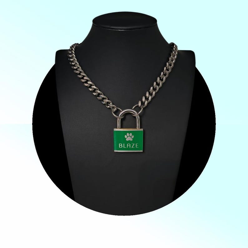30 Mm Custom Puppy Play Padlock (chain Not Included) - Etsy