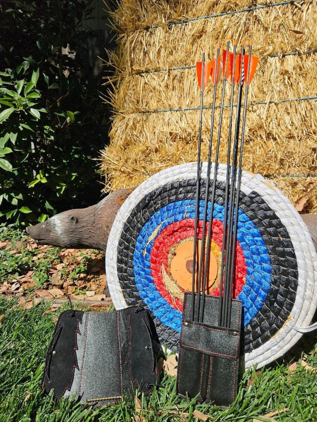 Handcrafted-leather Archery Arm Guard-archery Arm Protector-arm Bracer ...