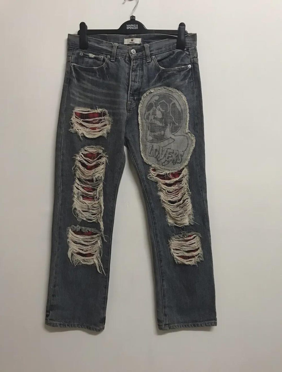 Vintage Japanese Brand Distress Denim, Super Lovers Seditionaries ...