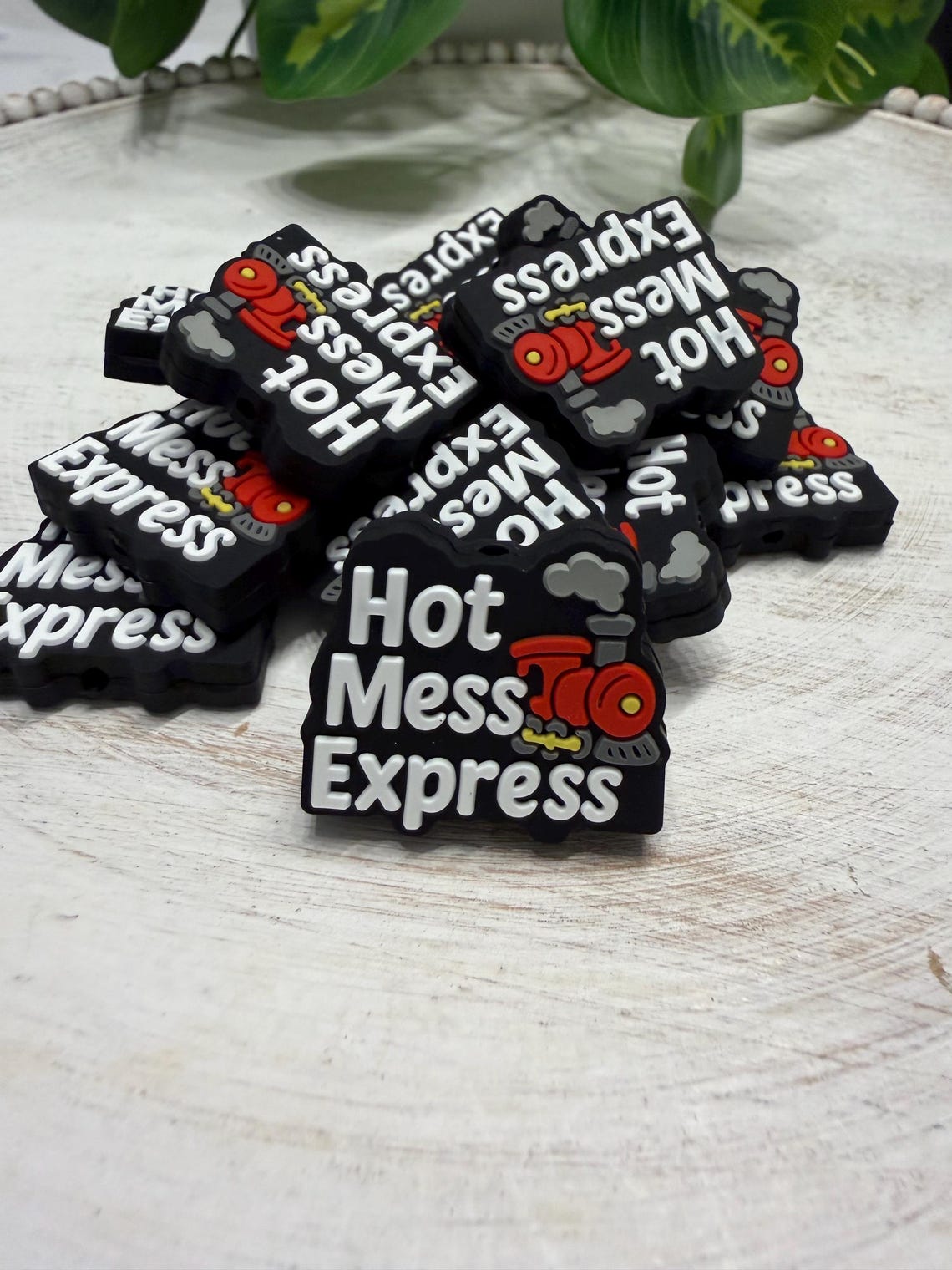Hot Mess Express Silicone Focal Bead ~ Silicone Focal Beads - Etsy