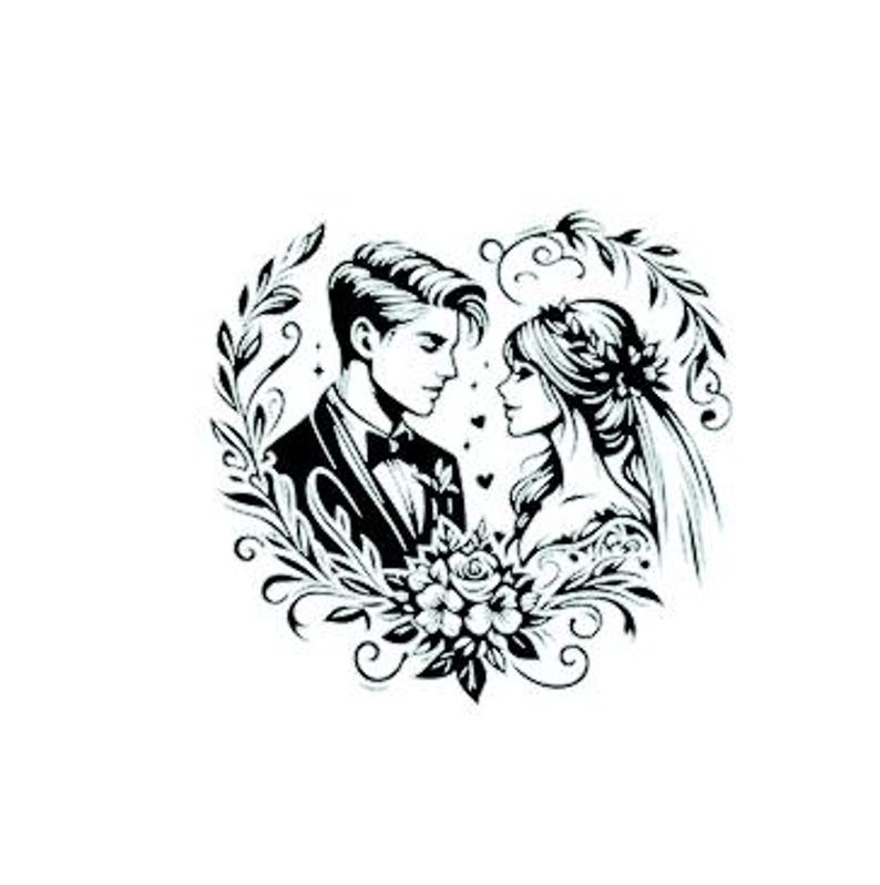 Backdrop Wedding Vector, Bengali Wedding Vector Art, Bride and Groom Wedding Vector, Banner ...