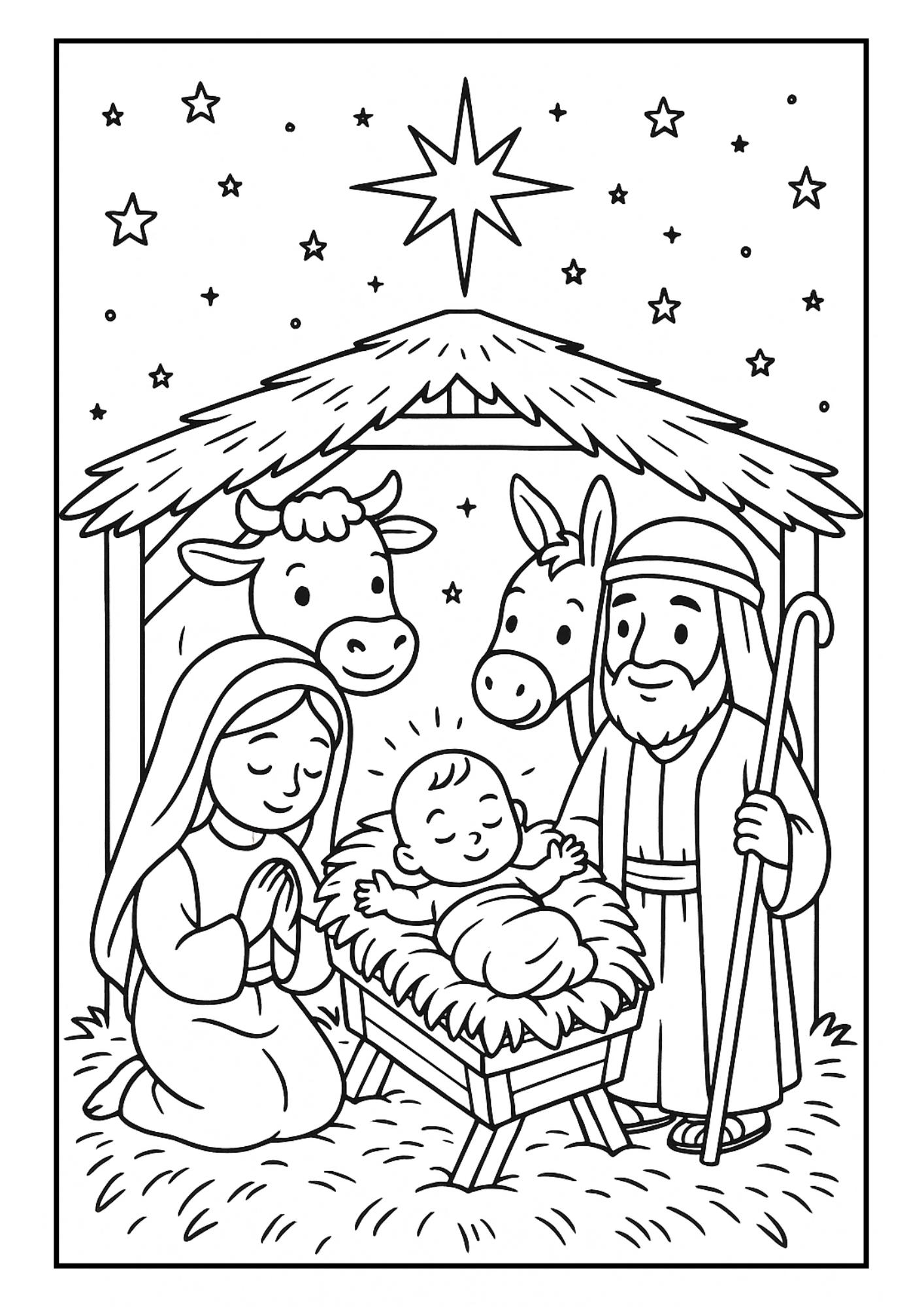 Bible Story Jesus Colouring Pages – Printable Christian Art for Kids ...