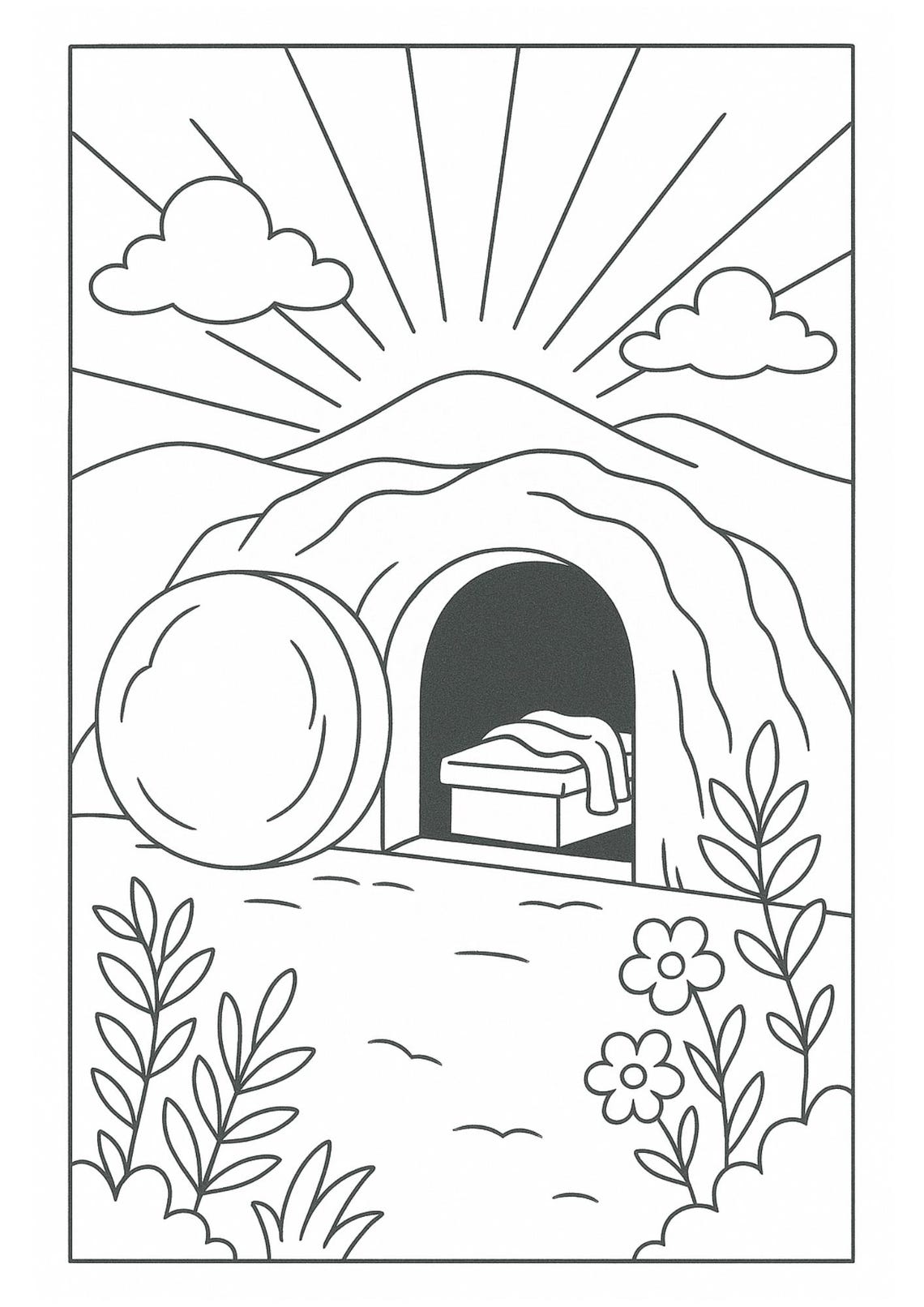 Bible Story Jesus Colouring Pages – Printable Christian Art for Kids ...