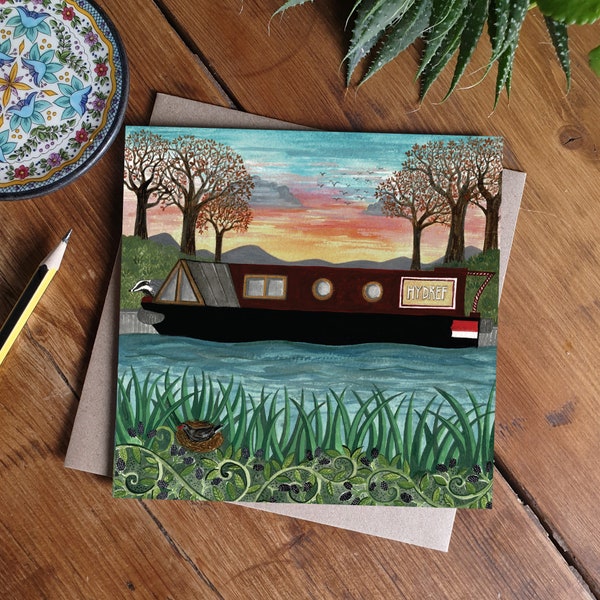 Narrowboat - Etsy