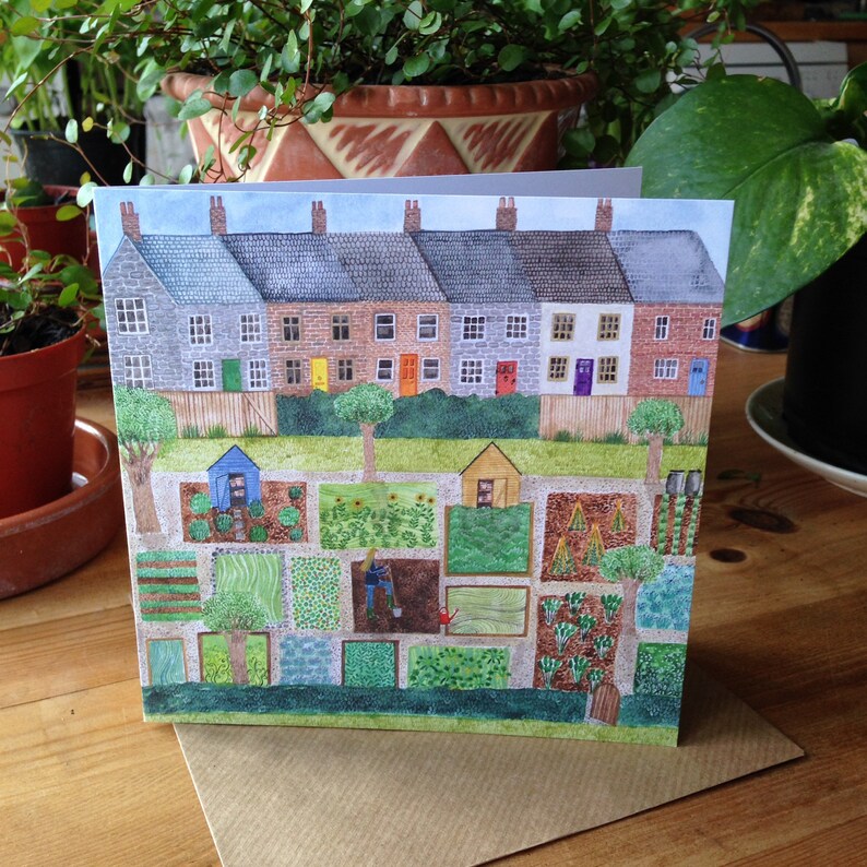 Vegetable Grower Greeting Card Gardener Gift Garden Lover - Etsy UK
