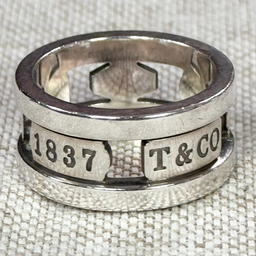 Tiffany & Co. 1837 Element Ring – Vintage Silver Collectable ...