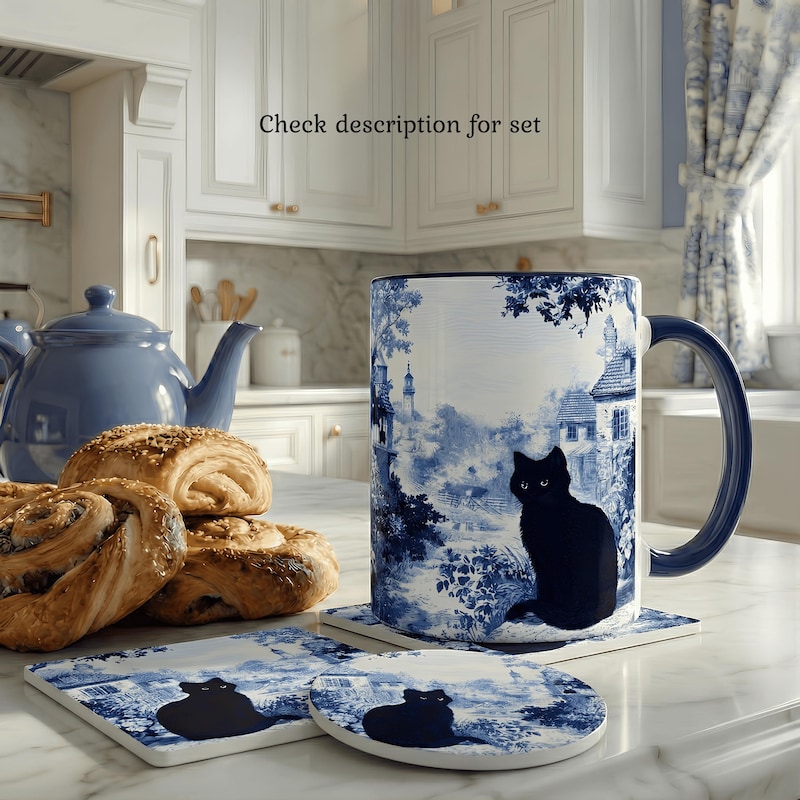 Cat Cottagecore Mug - Etsy