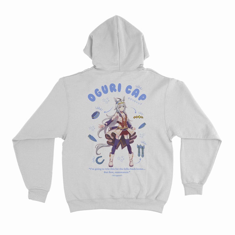 Oguri Cap Uma Musume Hoodie : Heavyweight Hoodie 380 GSM - Etsy