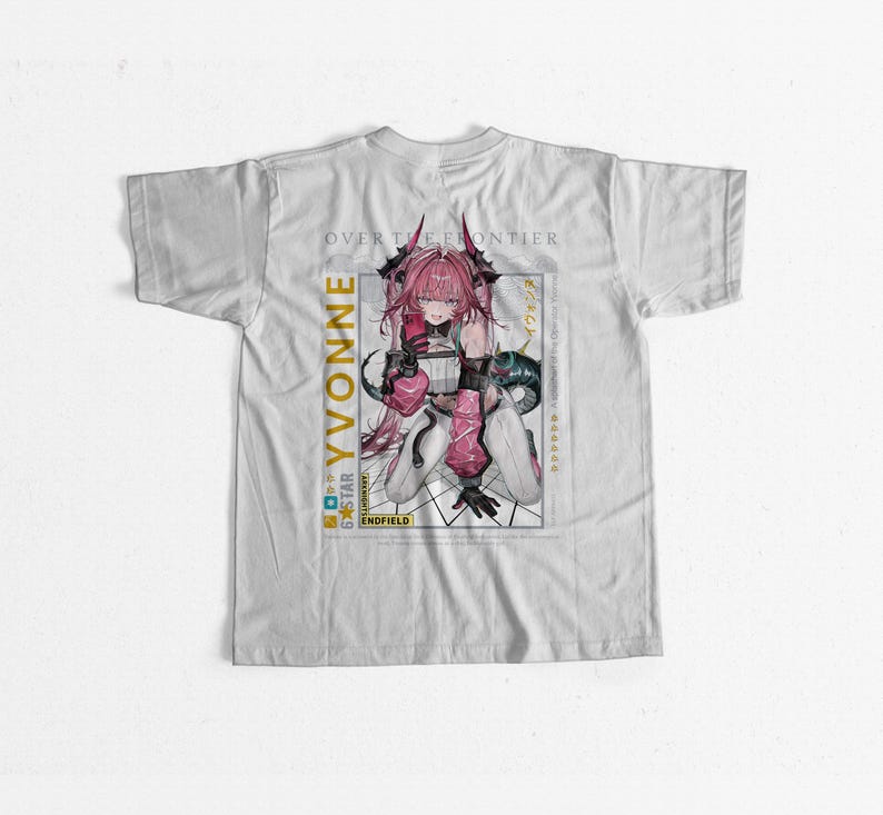 Yvonne Arknights Endfield Anime T-shirt Fan Made - Etsy Canada