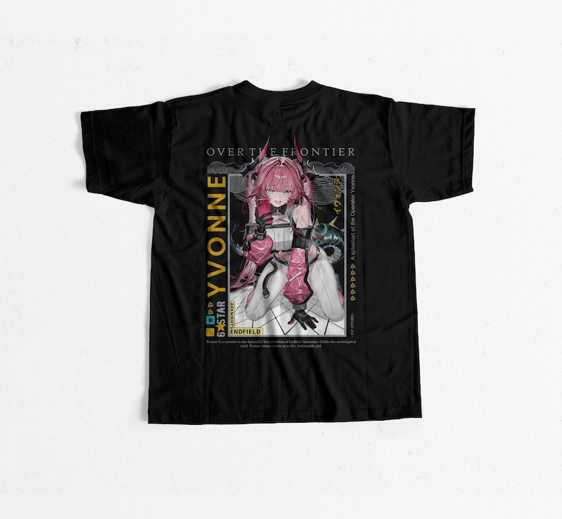 Yvonne Arknights Endfield Anime T-shirt Fan Made - Etsy Canada