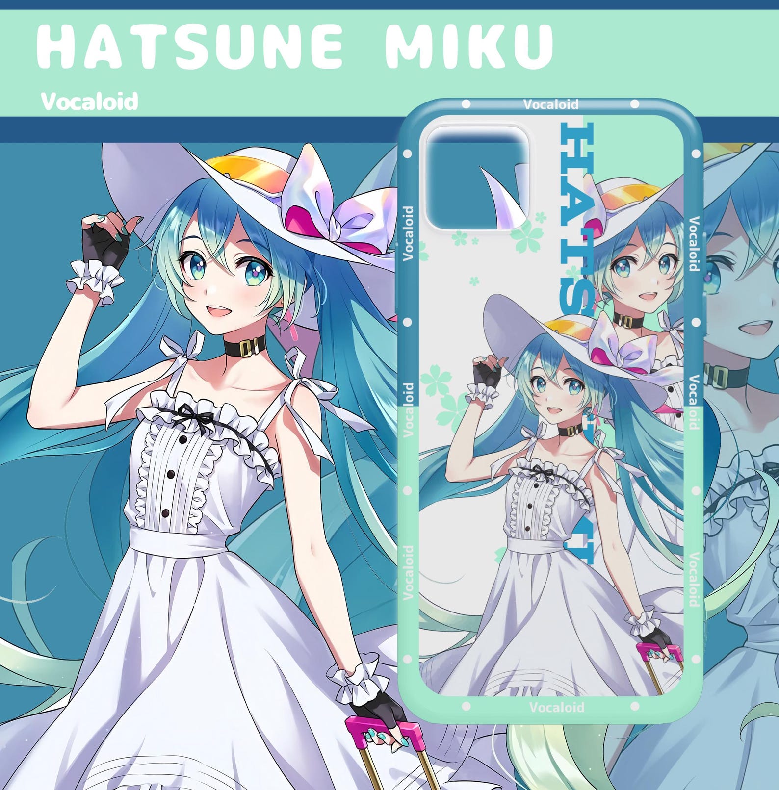 Hatsune Miku Vocaloid Phone Case Character for : Iphone, Samsung ...