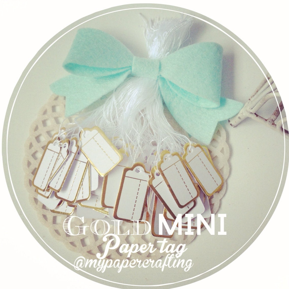 Gold Mini Price Tags - Etsy