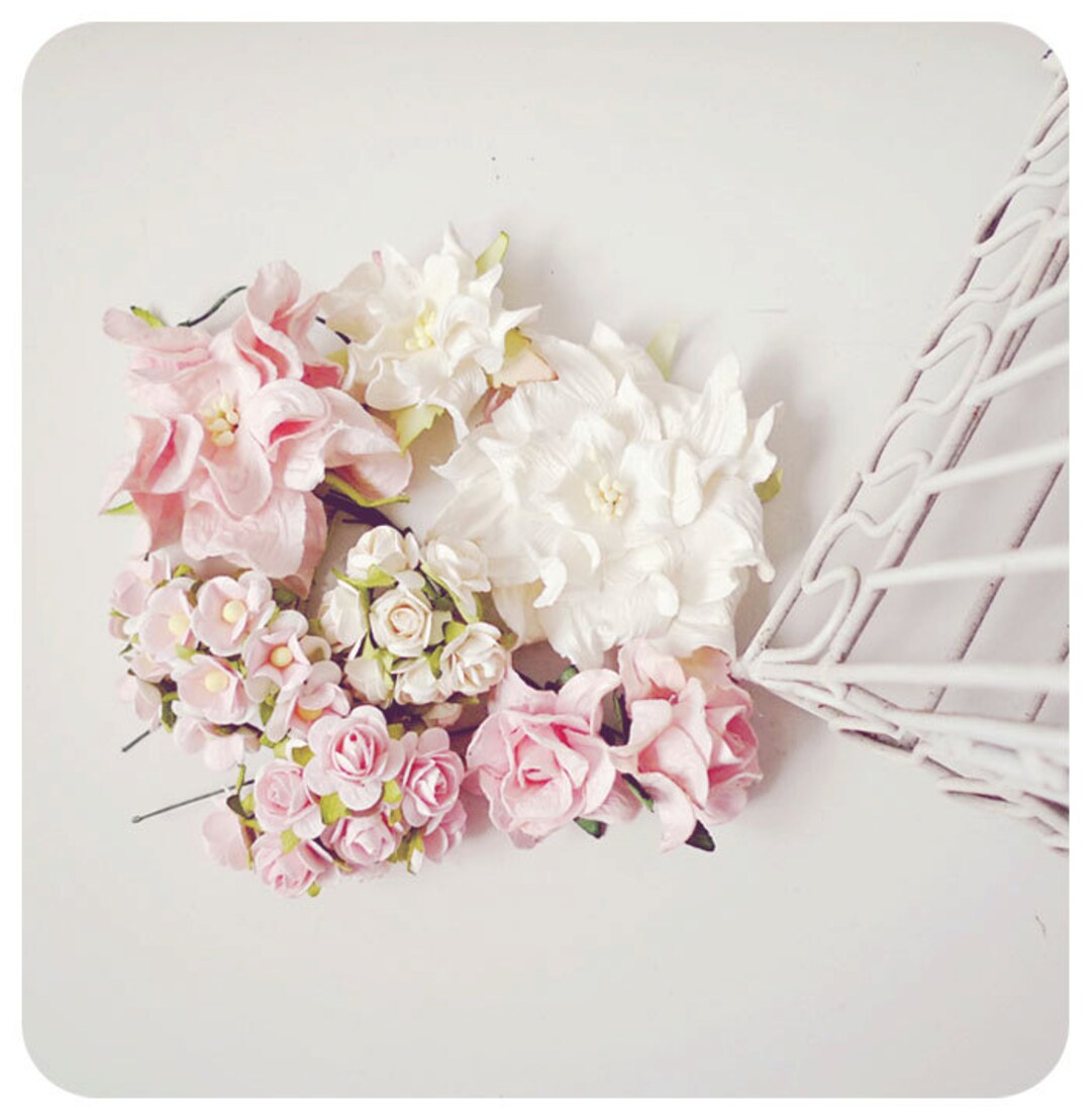 Mixed Sample Mulberry Paper Flower / Pack - Etsy