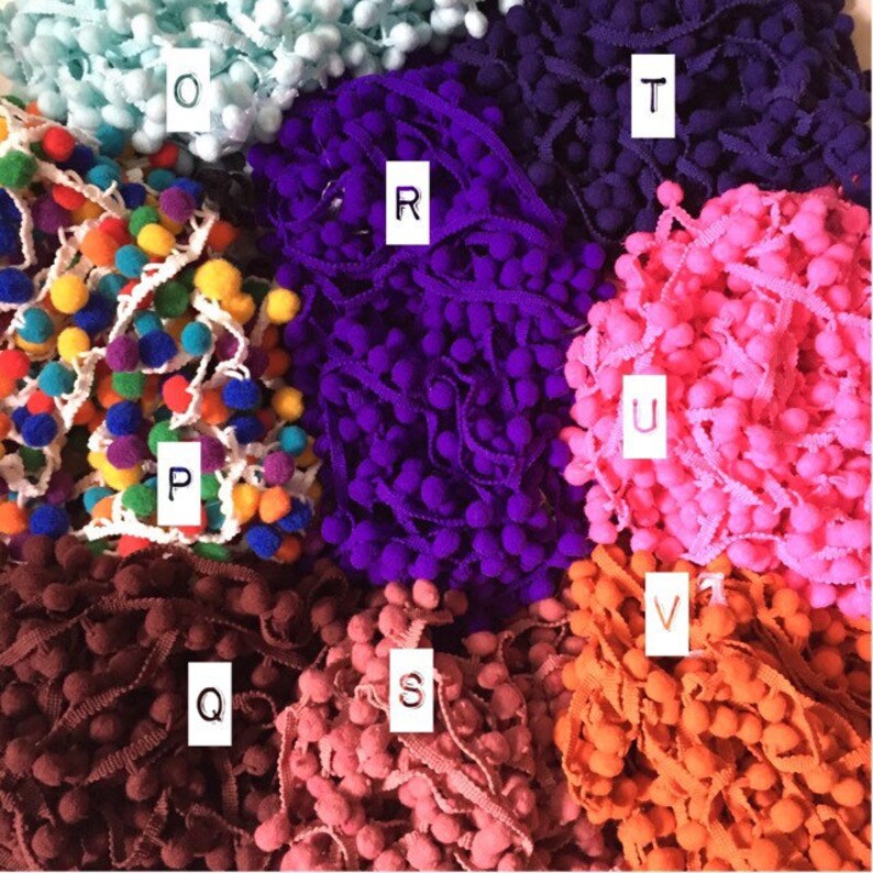 Big Pom Pom String - Etsy