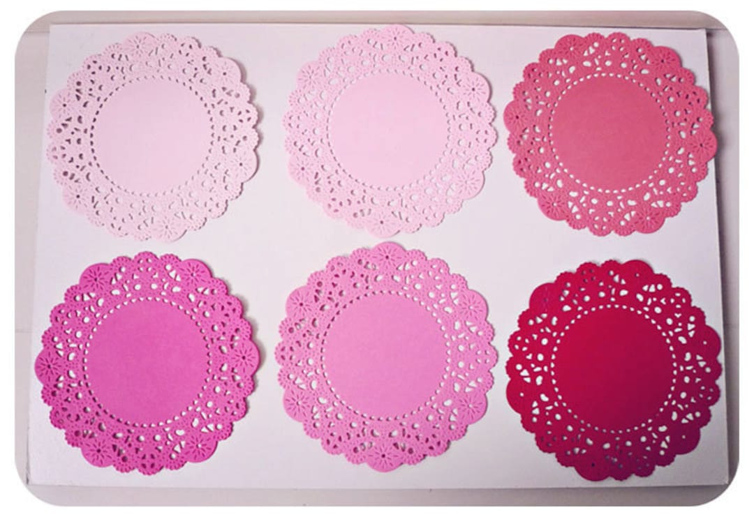 Colored Paper Doilies - Etsy