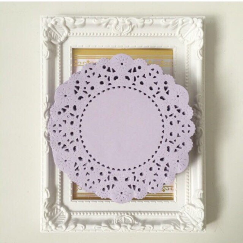 Colored Paper Doilies for Wedding Decoration/ Pack - Etsy