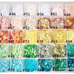 Loose Sequins Choose Your Color for Card Making or Scrapbook - Etsy