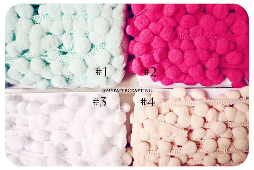 Big Pom Pom String - Etsy