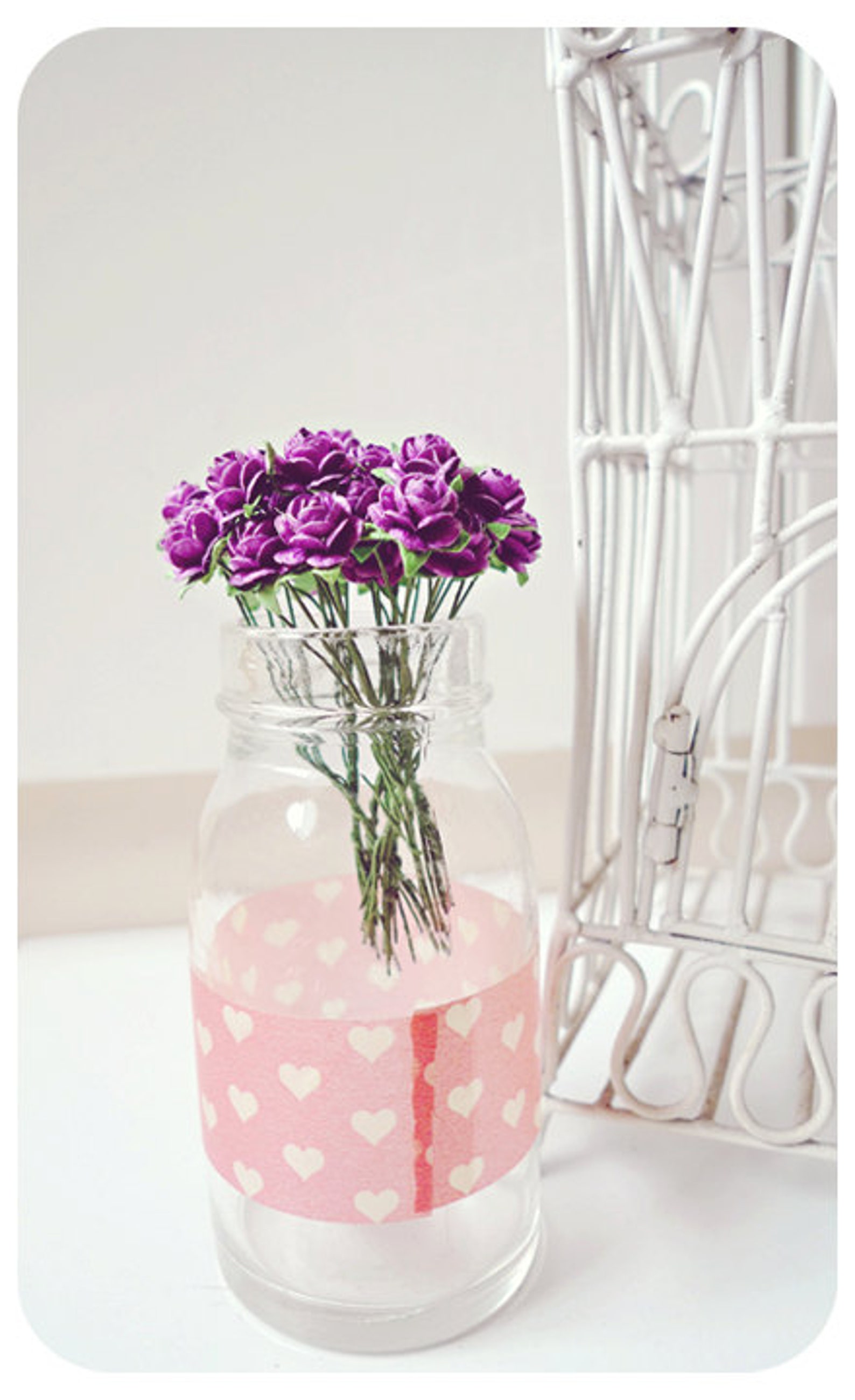 Mulberry Paper Mini Plum Rose Buds Flower / Pack - Etsy