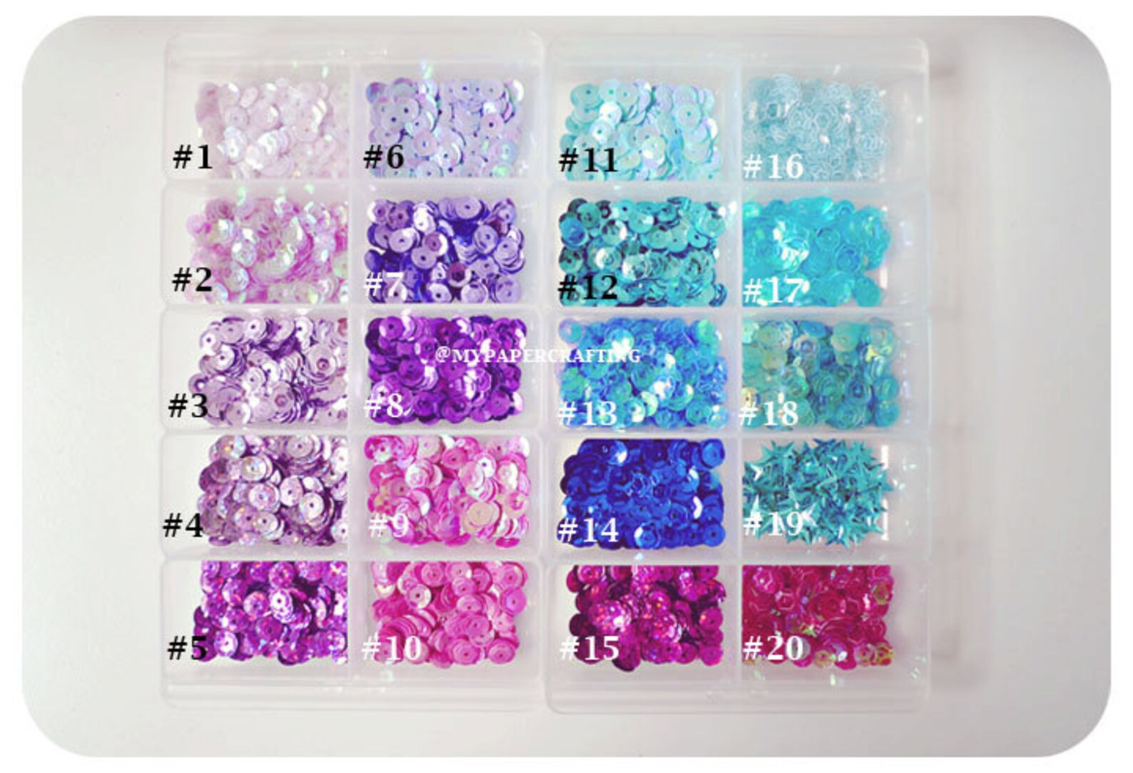 Loose Sequins Choose Your Color for Card Making or Scrapbook - Etsy