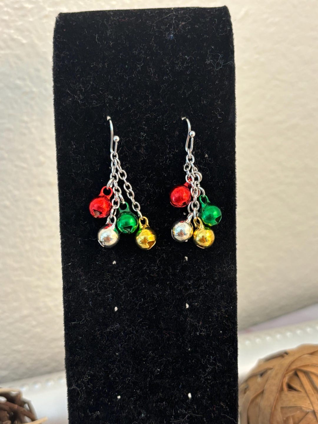Simple Jingle Bells Dangle Earrings: Holiday Jewelry - Etsy
