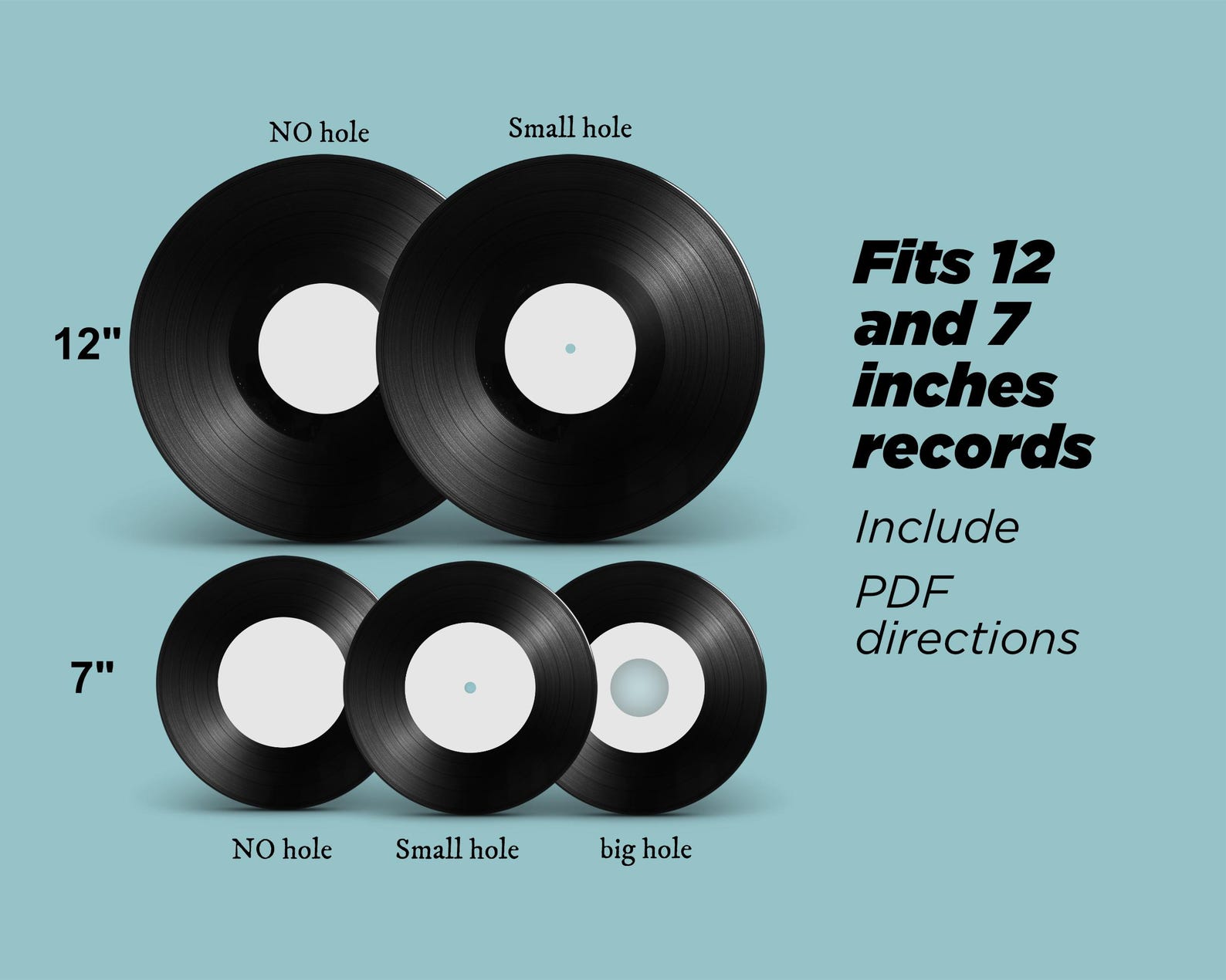 Vintage Vinyl Record Label Template: Editable Wedding LP Design ...