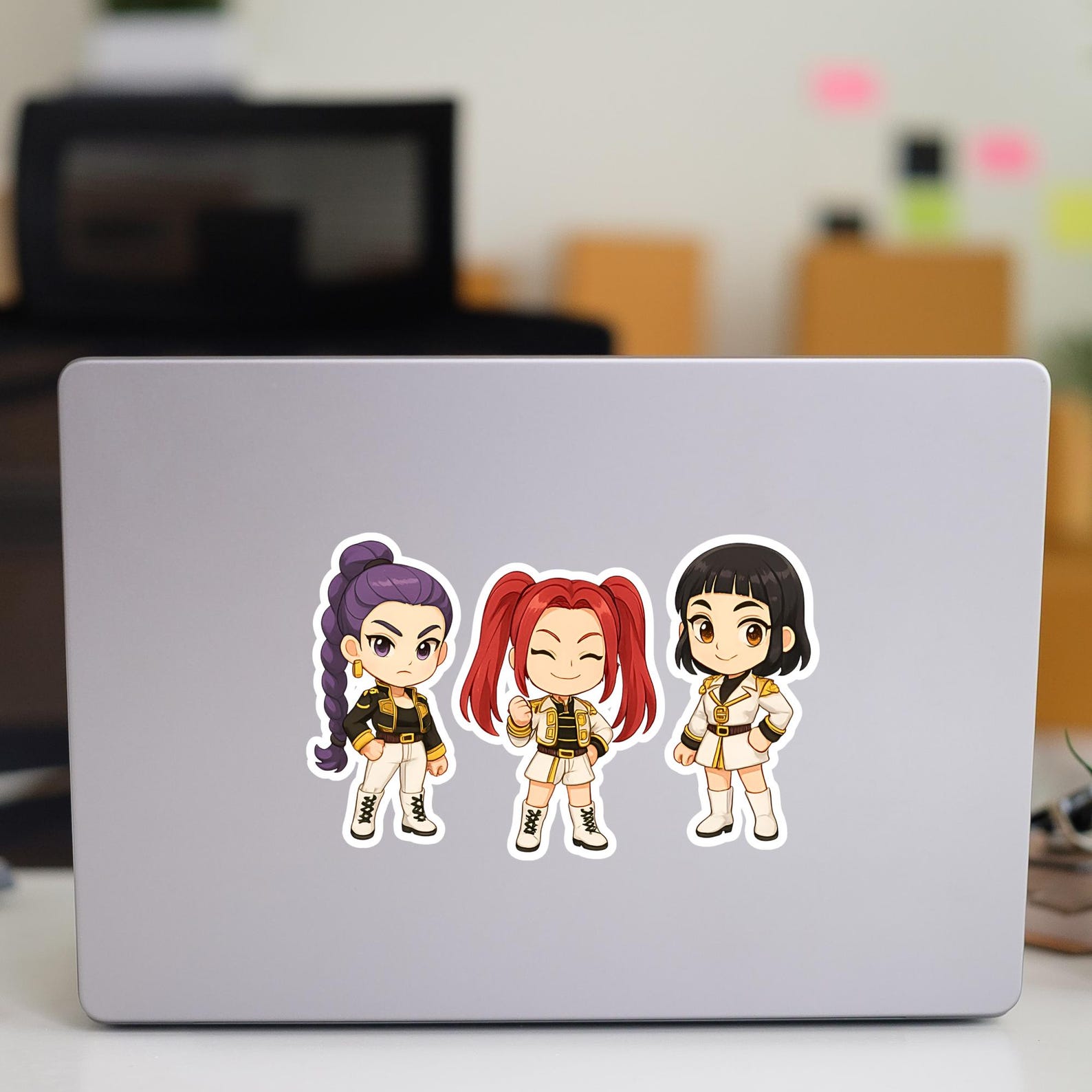 Kpop Demon Hunters 8 Chibi Digital Stickers Bundle, Cute Kawaii Chibi ...
