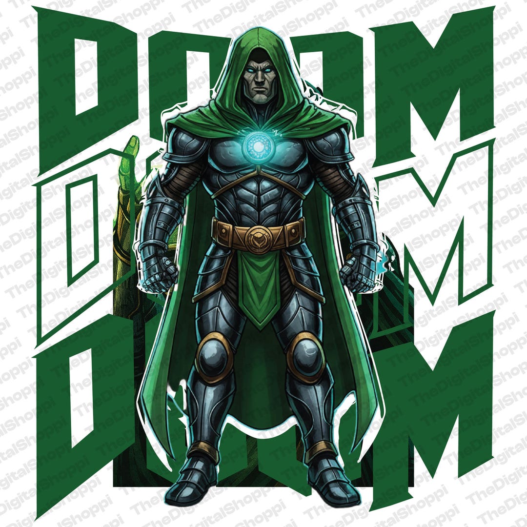 Doctor Doom Clipart | Marvel Villain Armor Design (digital Download) - Etsy