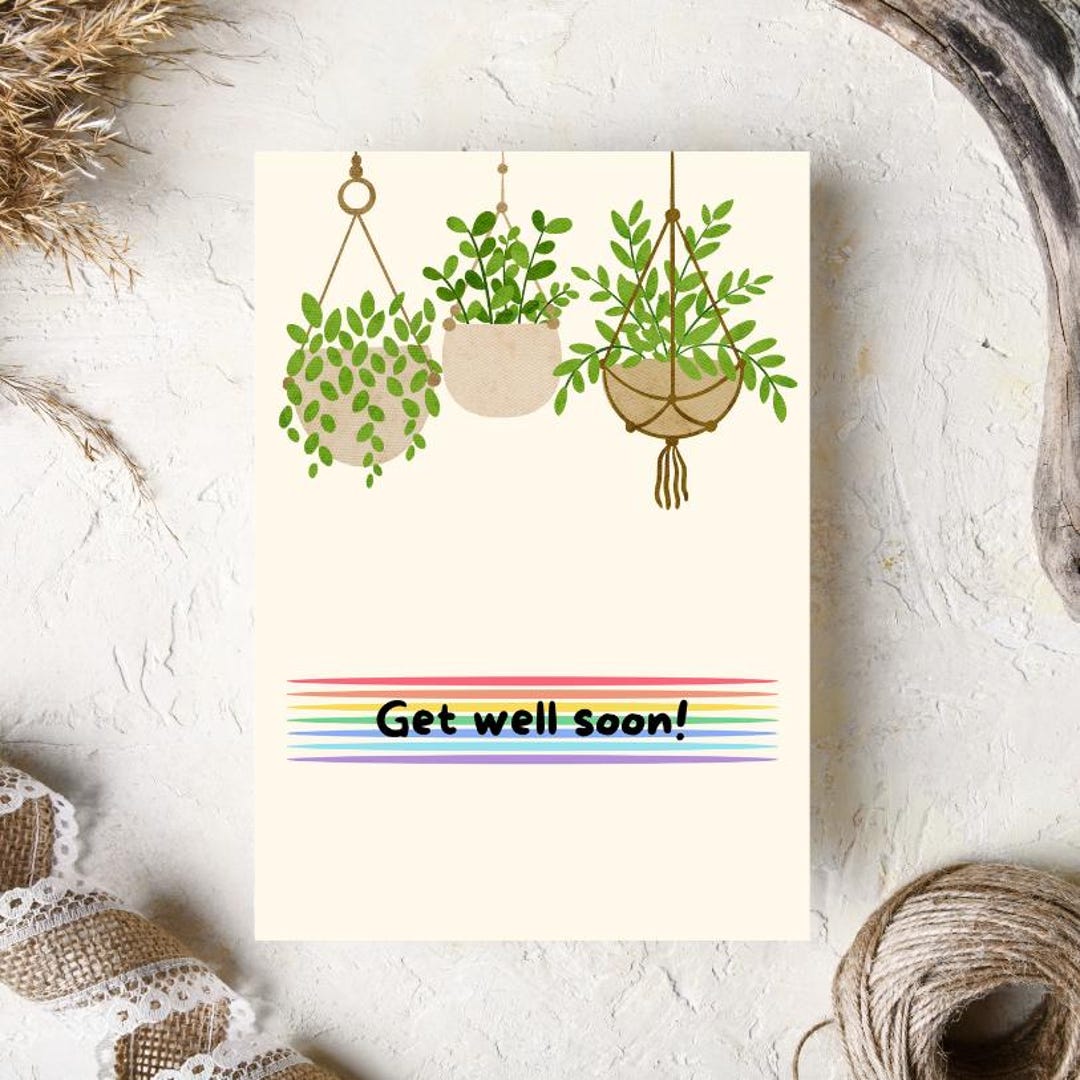 Digital GET WELL SOON Card - Etsy