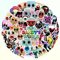 Dandy's World Character**waterproof** Vinyl Stickers. Great for Party ...