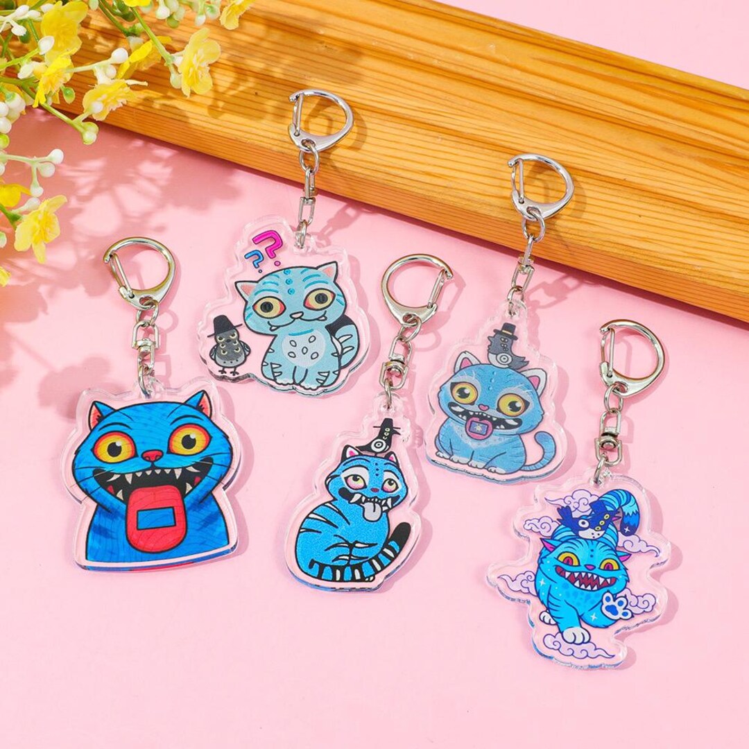 Buy K-pop Demon Hunters Keychain | Derpy Acrylic Charm | Tiger & Crow ...