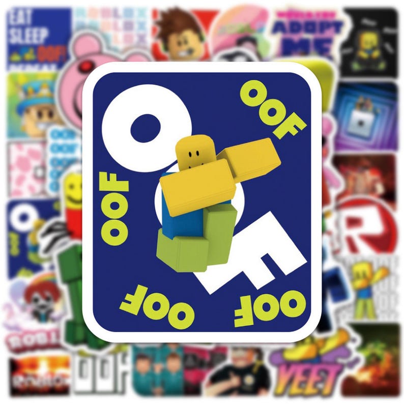 Paquete de 50 pegatinas de Roblox: calcomanías impermeables de grafitis ...