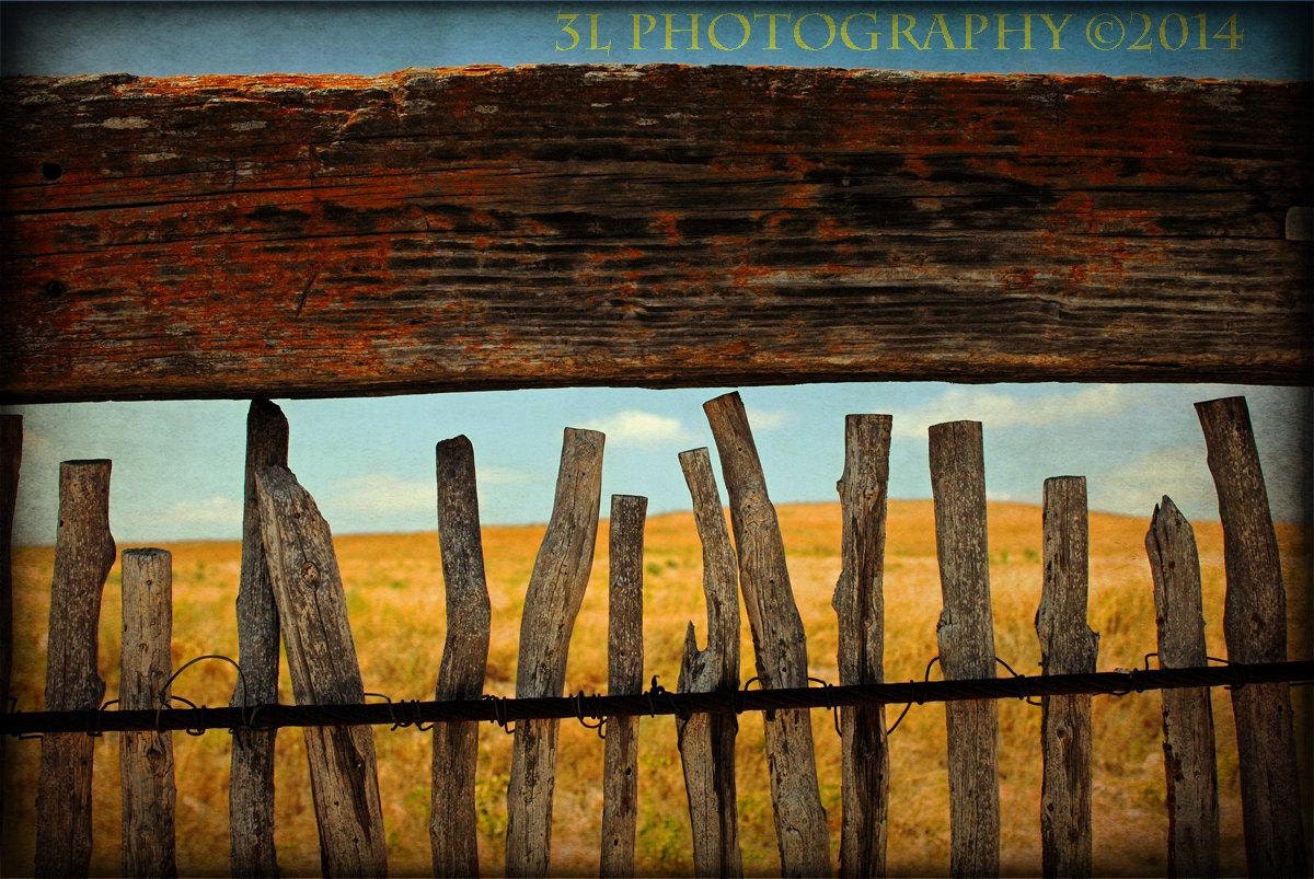Ranch Fence Line Fine Art Photography Prints Rustic - Etsy