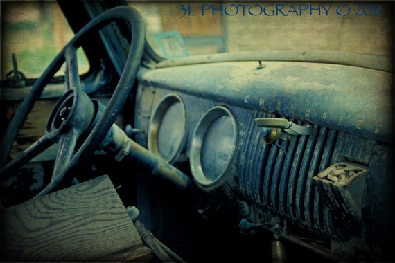 Fine Art Print Photograph Vintage Chevy Truck | Etsy
