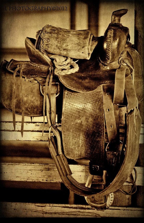 Fine Art Photography Print Leather Rustic Rodeo Western Texas | Etsy