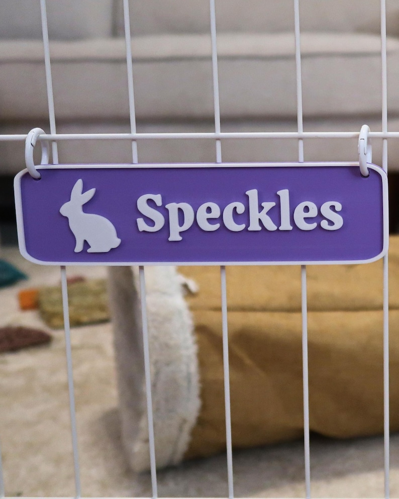 Custom Rabbit Name Tag for Pet Bunny - Etsy