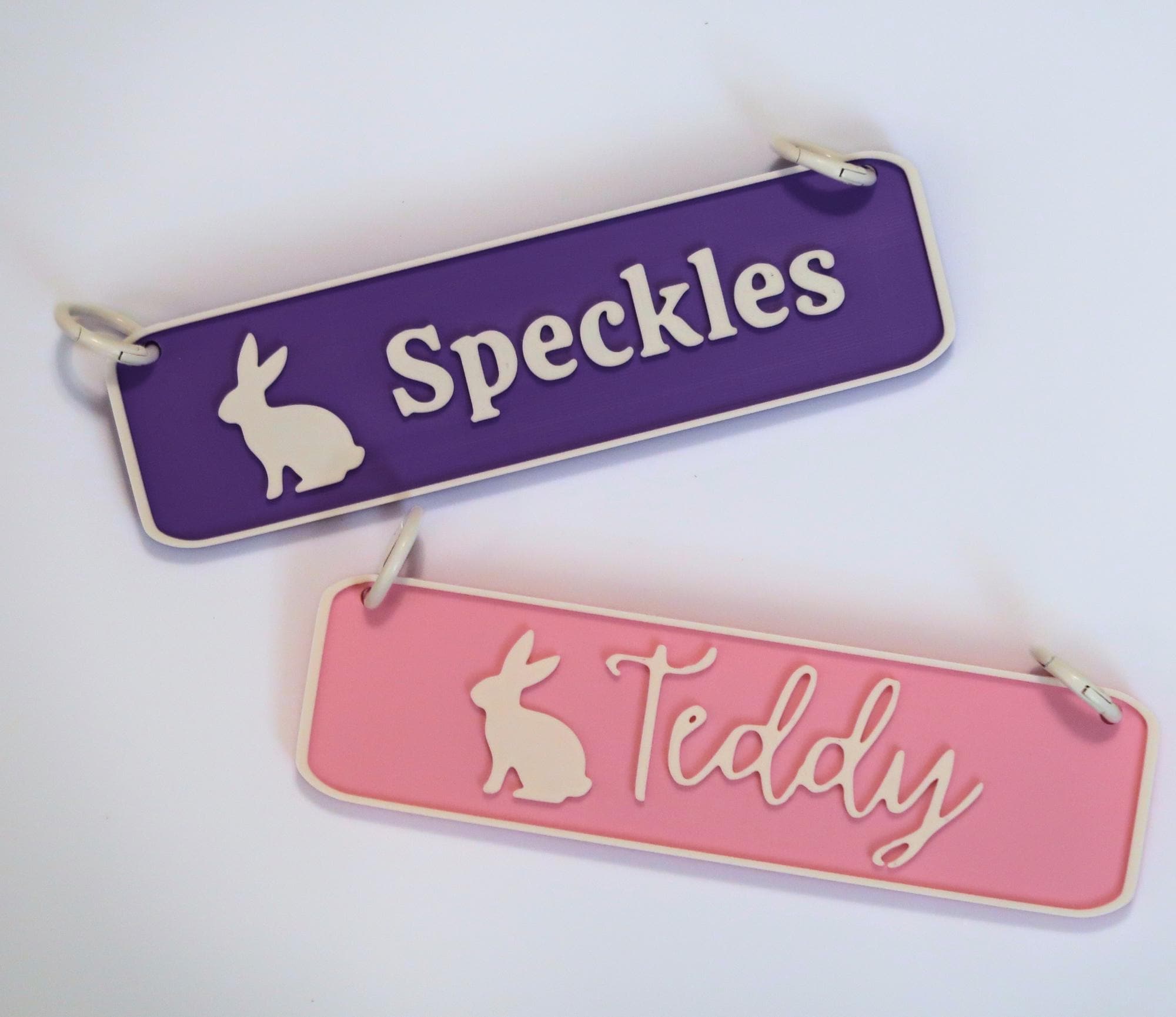 Custom Rabbit Name Tag for Pet Bunny - Etsy