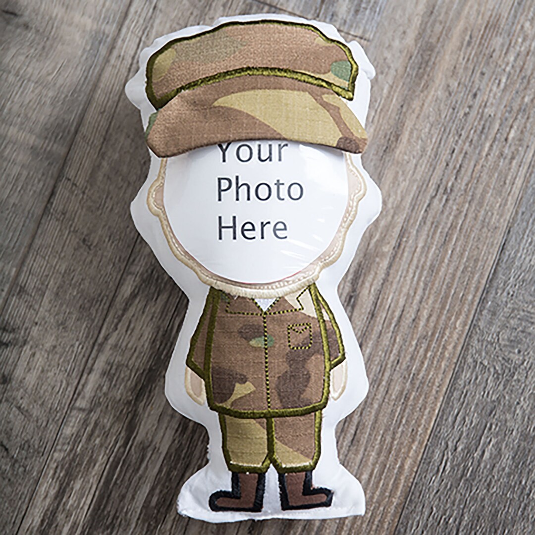 Personalized Military Deployment Picture Frame Doll Customizable Memory ...