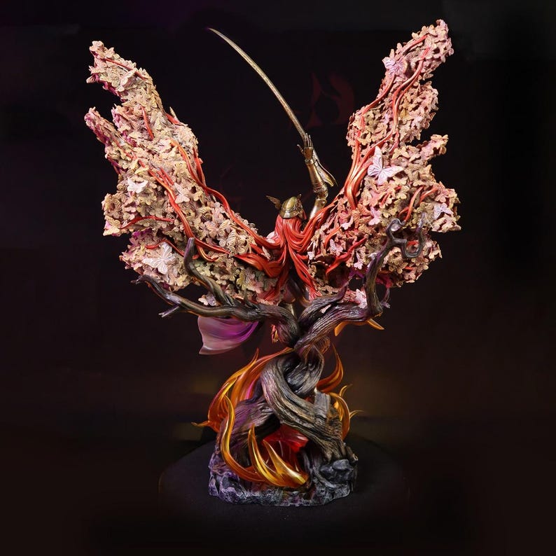 Fantasy Blade Goddess STL – 3D Printable Warrior Woman Statue – Digital ...