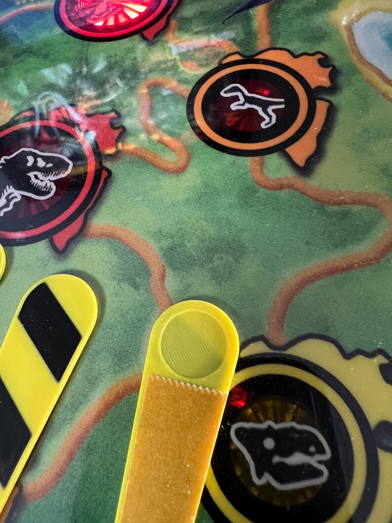 Stern Jurassic Park Pinball Bat Toppers | 2-color, 1 Mm PLA | for 3 ...