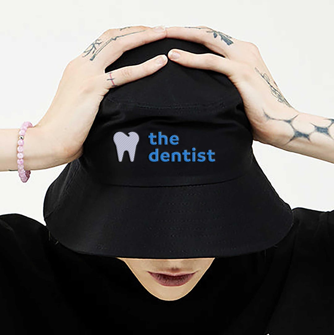 The DENTIST Collection | Embroidered Bucket Hat | Beechfield B90N - Etsy