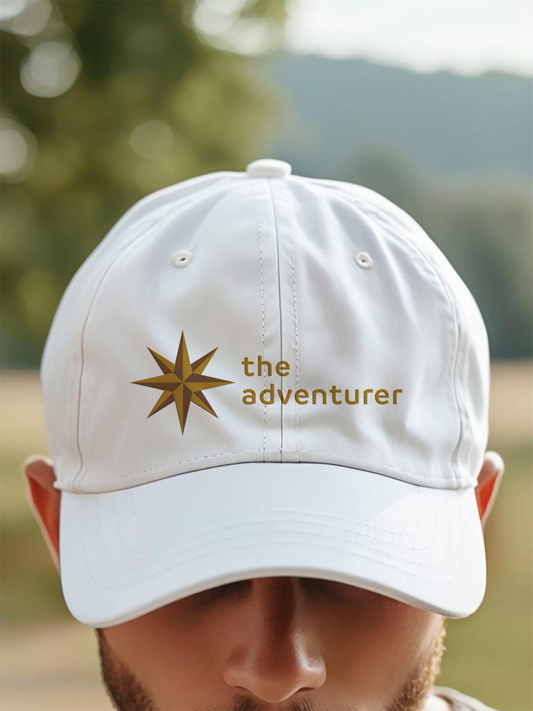 Embroidered "the Adventurer" Cap: Compass Design - Flexfit 6277 - Etsy