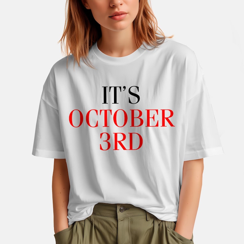 It is October 3rd / Mean Girls and Other Funny Quotes Tee, Comfort ...