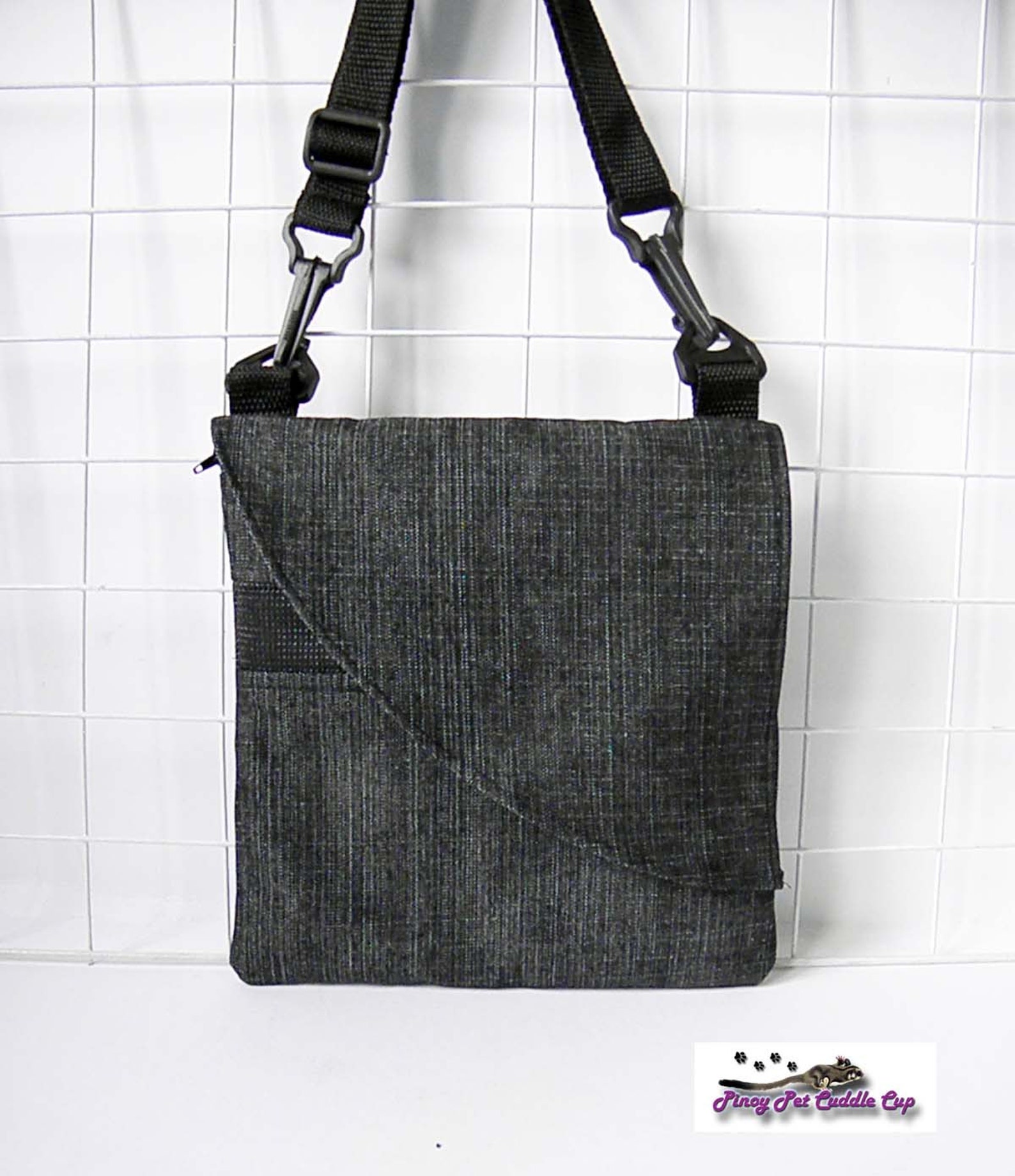 Sugar Glider and Rat Denim Bonding Pouch With Flap and Pocket - Etsy