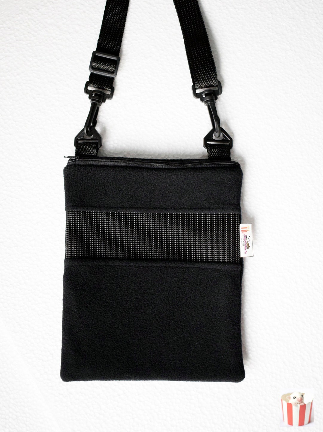 Sugar Glider, Rat, Small Pets, Black Fleece Bonding Pouch, Sugar Glider ...